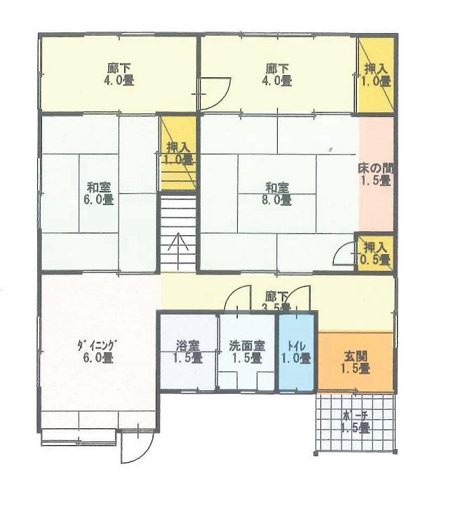 空き家バンク【売買】350万円 佐賀県西松浦郡有田町舞原 閑静住宅地 駐車場3台付き4DK2階建古民家 水洗トイレ - Sumai空き家