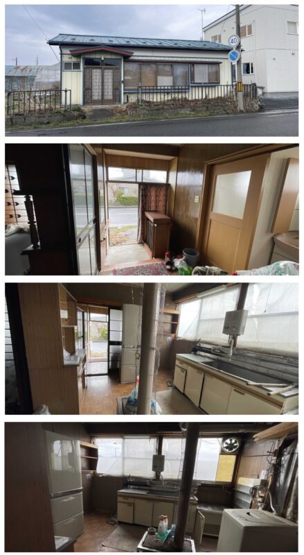 空き家バンク【売買】65万円 青森県十和田市大字三本木字上平 閑静住宅地・買物便利 物置付き4DKコンパクト平屋 上下水道 - Sumai空き家