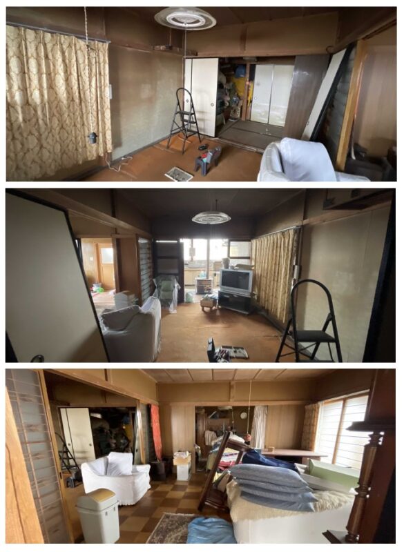 空き家バンク【売買】65万円 青森県十和田市大字三本木字上平 閑静住宅地・買物便利 物置付き4DKコンパクト平屋 上下水道 - Sumai空き家