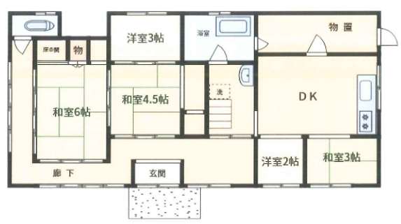 空き家バンク【売買】70万円 山口県熊毛郡田布施町大字麻郷 倉庫付き5DK2階建古民家 井戸有 - Sumai空き家