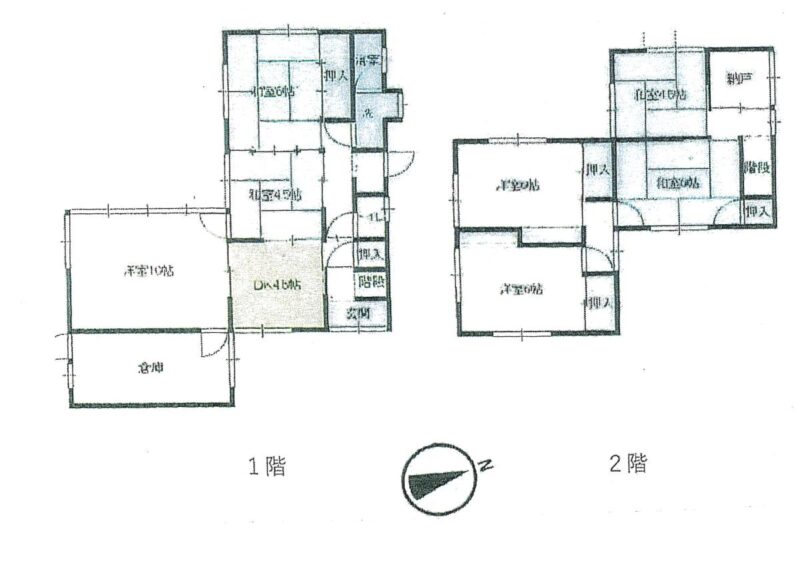 空き家バンク【売買】250万円 京都府宮津市字喜多 駅徒歩6分 倉庫・納戸・駐車場付き7DK2階建 - Sumai空き家