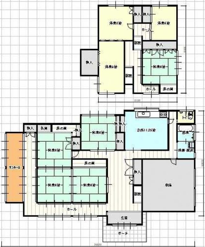 空き家バンク【売買】550万円 山形県山形市大字青柳 駅徒歩圏内・家庭菜園可・雪捨場有 庭・車庫・駐車場2台付き8DK2階建 上下水道 - Sumai空き家