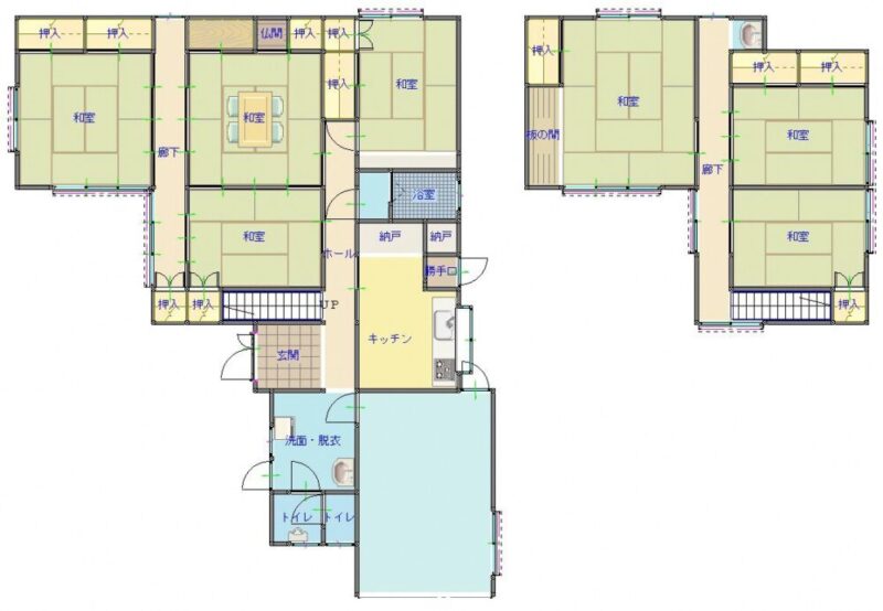 空き家バンク【売買】150万円 富山県黒部市三日市 駅徒歩圏内・通学便利 車庫付き7部屋2階建 - Sumai空き家